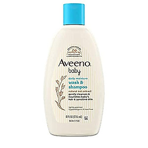 Aveeno Lightly Scented Baby Wash & Shampoo 8 oz.