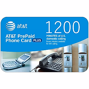 AT&T 1200 Minute Prepaid Phone Card (Calling Card)
