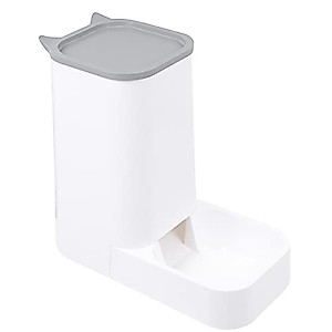 POPETPOP Automatic Cat Food Dispenser Automatic Cat Feeder Food Dispenser: Pet Dry Food Dispenser Dog Food Bowls Pet Feeding Container for Cats Dogs and Other Animals Dog Feeding Bowls