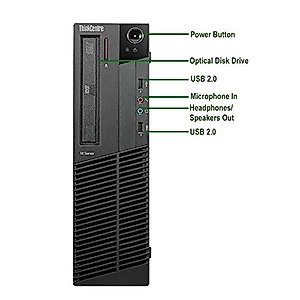 Lenovo Small Form Computer Desktop PC, Intel Core i5 3.10 GHz, 16GB Ram, 120GB SSD, 1TB Hard Drive,WiFi | Bluetooth, HDMI, New 19" LCD Monitor, NVIDIA GeForce GT 1030 2GB DDR5, Win 10 (Renewed)