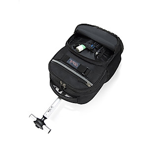 Tilami Unisex-Children Wheeled Rolling Backpack for Laptop, School, College and Travel - Waterproof - 18inch - Black