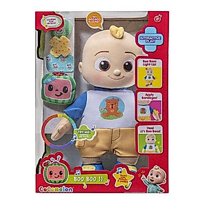 CoComelon Official Musical Doll Collection, Soft Plush Body, JJ + Cody Sing Along Friends (Boo Boo JJ Deluxe Plush)