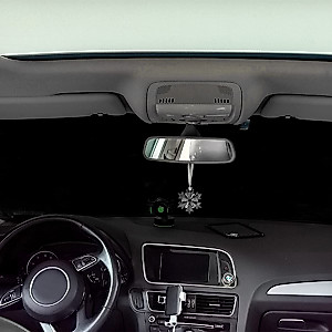 Windshield Snow Cover for Cars, Trucks, Vans - Waterproof, Windproof Winter Frost and Ice Removal Sunshade With Side Mirror Covers