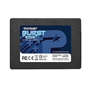 Patriot Burst Elite 1.92TB Internal SSD - SATA 3 2.5" - Solid State Drive - PBE192TS25SSDR