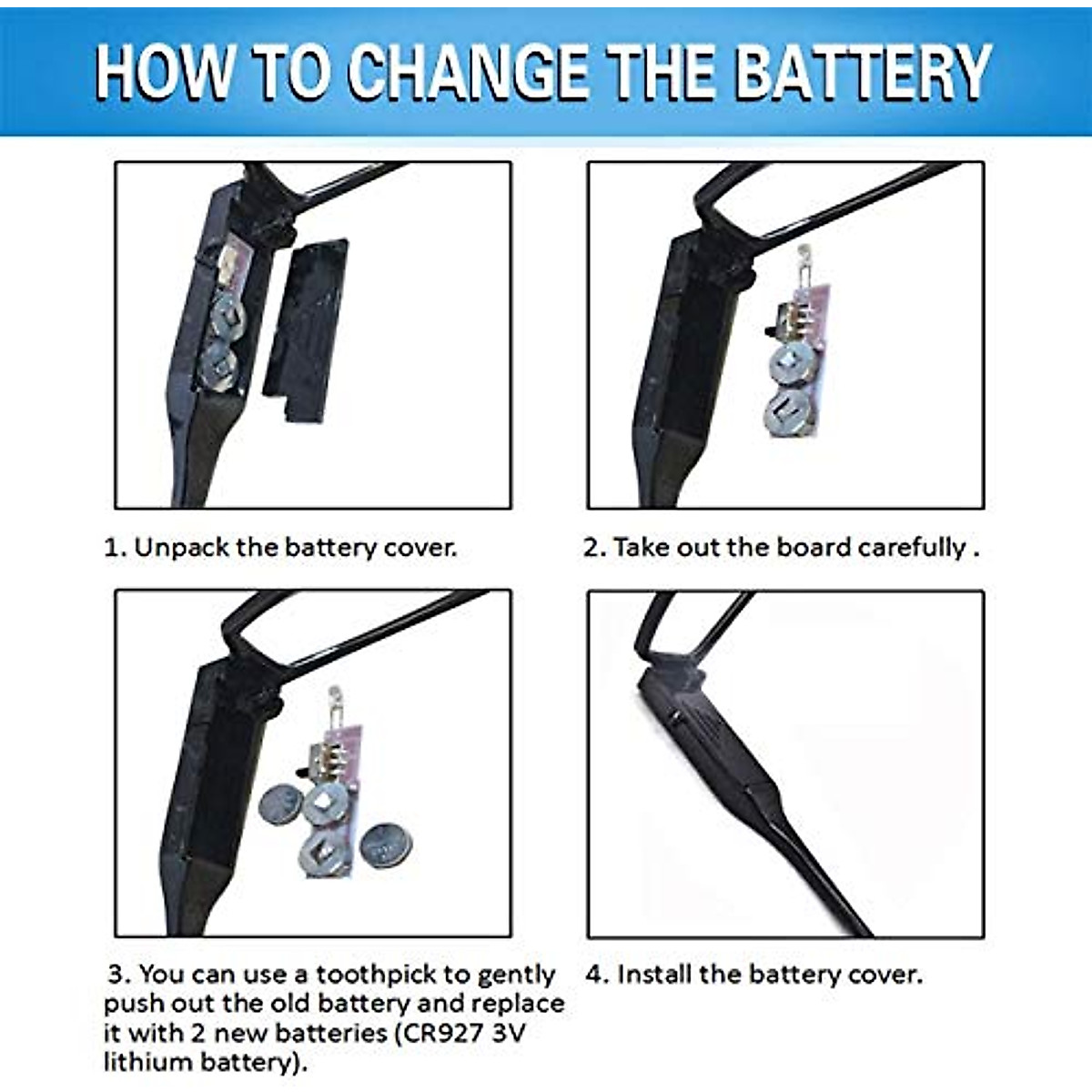 DuanMei Reading Glasses with Light Magnifying Glasses with Light Led Magnifier Eyeglasses Nighttime Reader Frame Eyewear