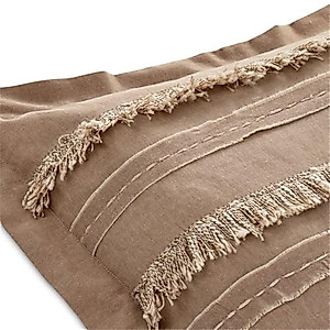 Michael Amini Country Lane 8-Piece King Duvet Set - Toast, Beige