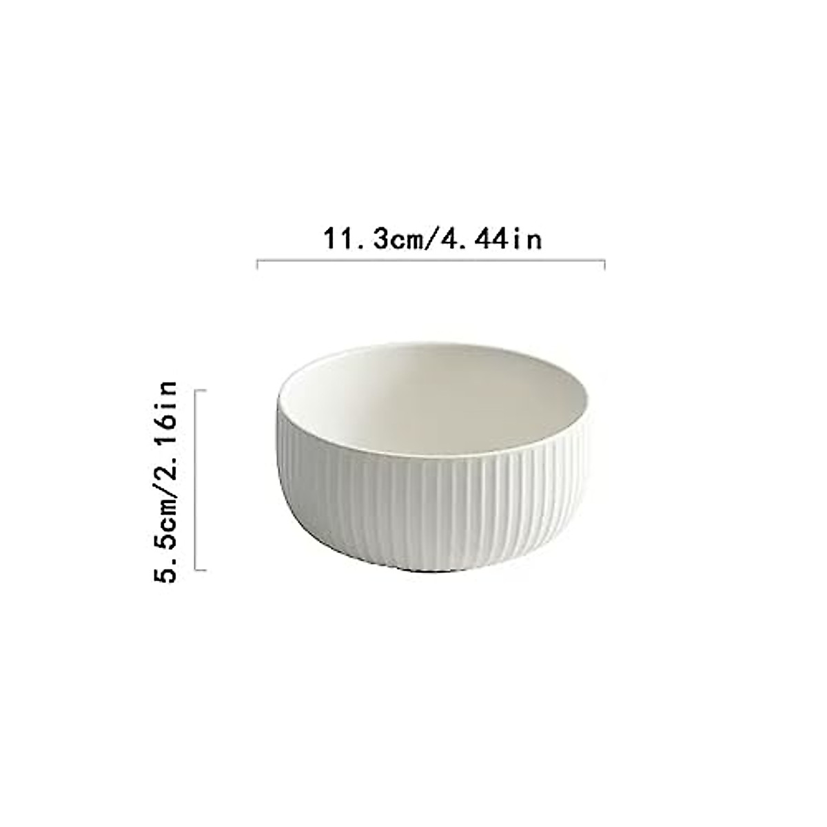 EERINESS Dinner Plates Soup Bowls Japanese Rice Bowl Household Ceramic Bowl Salad Bowl Fruit Bowl Small Soup Bowl For Salad, Soup, Pasta Ramen Bowl (Color : B)