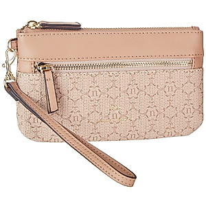 Nanette Lepore Tech Wristlet Almond Logo One Size
