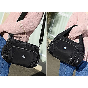 Collsants Crossbody Bag for Women Tote Shoulder Handbag Everyday Purse Lightweight Nylon Water Resistant