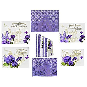 Alef Elegant Decorative Themed Extra Large Nesting Gift Boxes -6 Boxes- Nesting Boxes Beautifully Themed and Decorated - Perfect for Gifts or Simple Decoration Around the House!