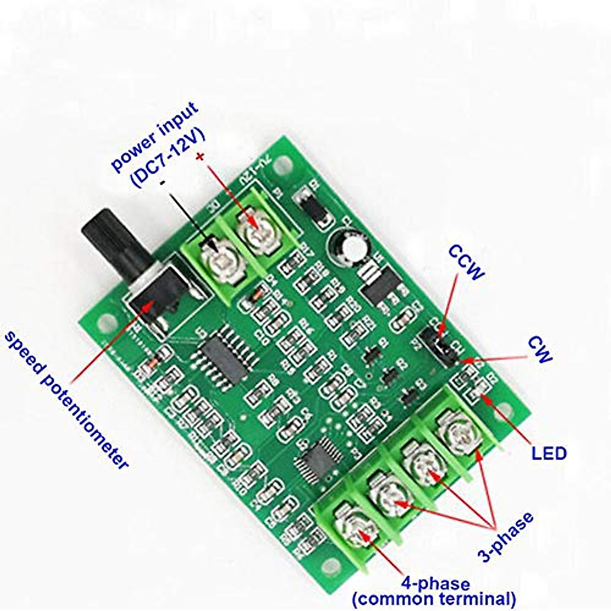 Davitu Motor Driver - AsyPets DC7-12V Brushless Optical Drive Hard Disk Motor Driver Speed Control Board