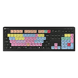 LogicKeyboard compatible with Avid Pro Tools 2018 PC Backlit Astra - LKBU-PT-APBH