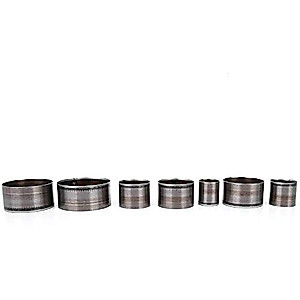 XILEWHZF Leather Cutting Dies Set,7 Pcs Leather Punching Tool,Shape Round Cutting Mold Punching Die Set for Handmade DIY Leather Craft