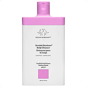 Drunk Elephant Scrubbi Bamboes Body Cleanser - Moisturizing, Exfoliating Bamboo Beads (240 mL / 8 Fl Oz)
