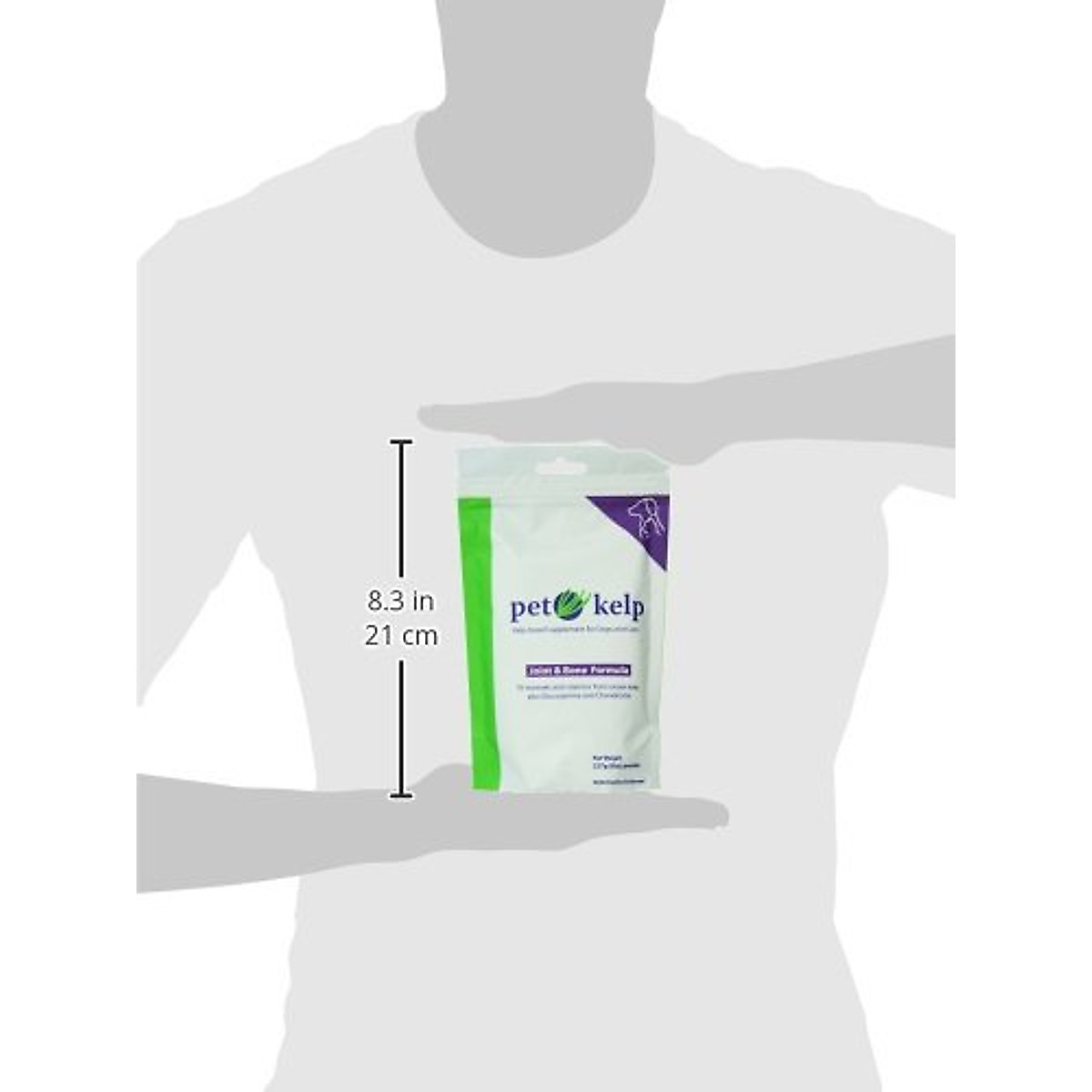 The Missing Link Pet Kelp Canine Joint & Bone 8oz Superfood Powdered Supplement, Organic & Limited Formula Supports Mobility for Adult & Senior Dogs