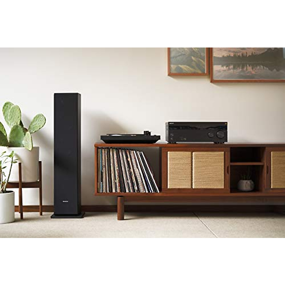 Sony PS-LX310BT Belt Drive Turntable: Fully Automatic Wireless Vinyl Record Player with Bluetooth and USB Output Black