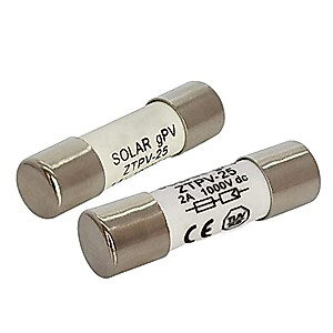 HALONE 5pcs 1000V 10 * 38MM PV Solar Fuse for Solar Power System (AMP : 30A)