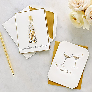 Papyrus Blank Thank You Card (Message in a Bottle)