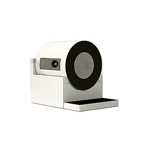 TOMYEUS Cat Box Smart Cat Toilet Fully Enclosed Oversized Fully Automatic Electric Cat Litter Box Anti-Splash Shovel Machine Cat Furniture (Size : Without Foot Pads)