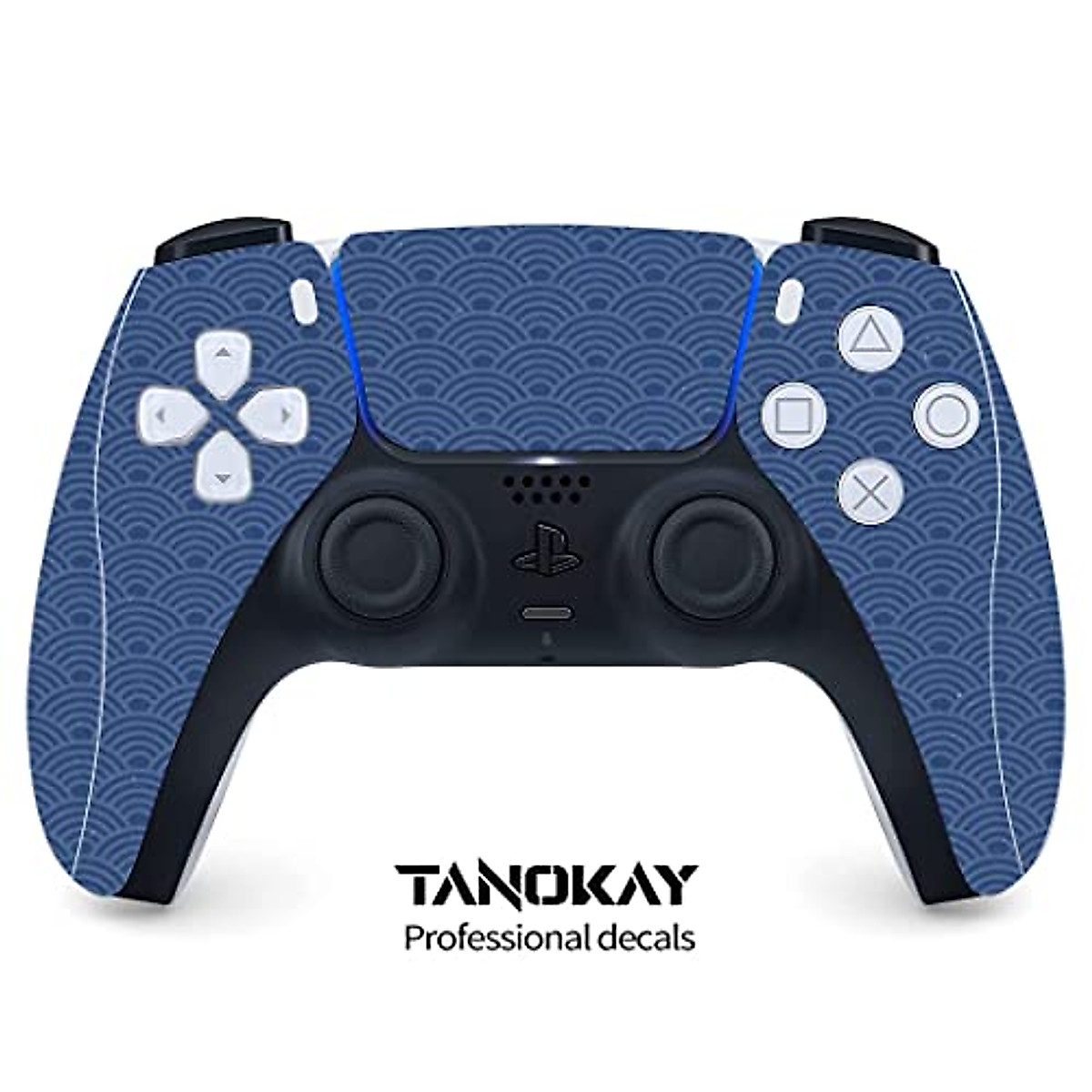 TANOKAY PS5 Console Skin and Controller Skin Set | Painting The Great Wave of Kanagawa | Matte Finish Vinyl Wrap Sticker Full Decal Skins | Compatible with Sony Playstation 5 Digital Edition