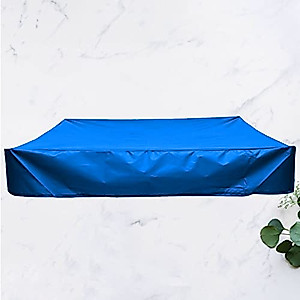 Housoutil with Swim for Protection Resistant Garden Children Uv Winter Courtyard and Oxford Shade * Blue Cover Round Ground Canopy Shape Kids Beach Bathtub Swimming Pool Square Tarp Sandpit