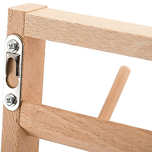 Tosnail 2 Pack 48 Spools Wooden Thread Holder, Large Thread Racks, Wall Mount Thread Storage Organizer for Sewing, Braiding and Embroidery