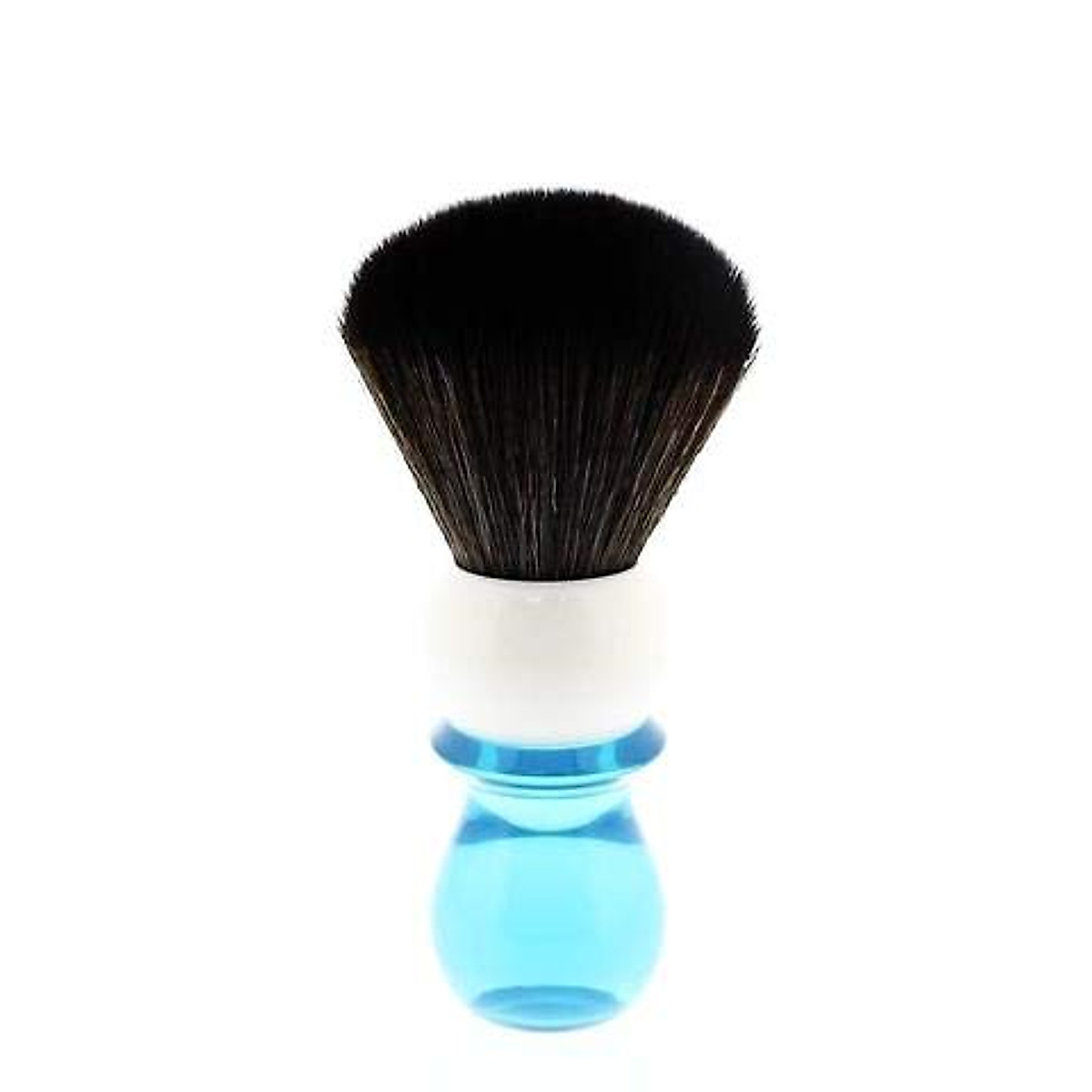 WCS Two-Tone Tall Synthetic Shaving Brush, Blue & White