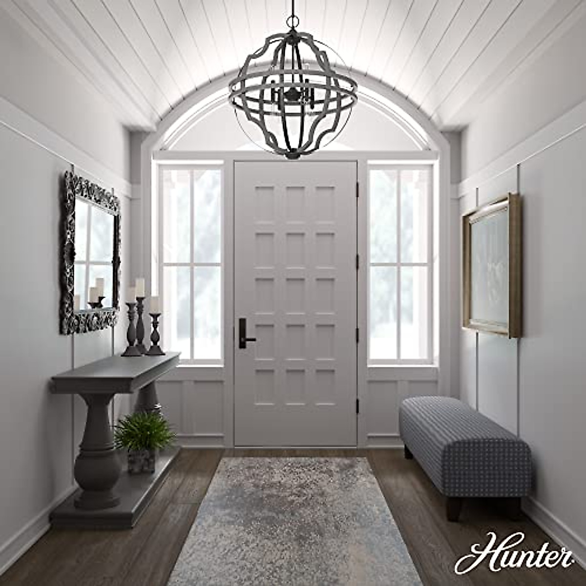 Hunter Fan Company 19226 Stone Creek Pendant Light, Noble Bronze