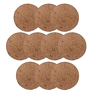 balacoo Natural Pigeon Egg Pads- 10Pcs Fiber Substrate Bird Nest, Bird Nest Mats Classic Bird Nest Pads, Racing Pigeon Breeding Eggs Mat for Finch Chicken Bird Nesting Materials