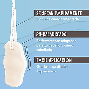 Foamie Conditioner bar Shake Your Coconut, Hair Conditioner Bar for Damaged Hair with All-Natural Eco-Friendly Ingredients, Plastic Free, Cruelty Free, Vegan Conditioner Bar for All Hair Types