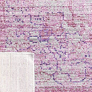 SAFAVIEH Valencia Collection 3' x 5' Pink/Multi VAL103H Boho Chic Distressed Area Rug
