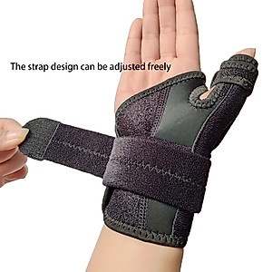 WILLQ Thumb Splint Brace Thumb Stabilizer Helps Relieve Arthritis Tendonitis Tenosynovitis Stable ​sprained Trigger Finger Mommy Thumb Pain Injury Relief Brace Breathable Thumb Splint