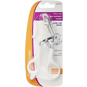 Sally Hansen Sexy Curls Precision Eyelash Curler with Refill, Eye-Opening, 1 Ct,Lash Curler, Eyelash Curler Refills, Pinch Proof, Lifetime Guarantee