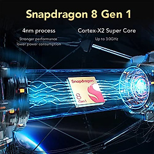 Black Shark 5 Pro Unlocked Gaming Smartphone, 12 GB + 256 GB 5G Cell Phone, 6.67" E4 144Hz Display, Snapdragon 8 Gen 1 + LPDDR5 + UFS3.1, 64MP Camera, 120W Charging with 4650mAh - Black