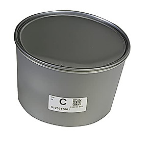 CMYK Offset Ink – 2.5kg (5.5 lb) Each - Free Ink Mixing Knife Set, German Offset Inks - Cyan, Magenta, Yellow and Black Inks (Cyan)