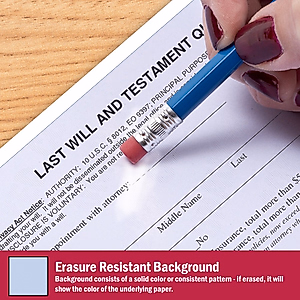 DocuGard Advanced Blue Multi-Purpose Security Paper, 7 Features, 8.5 x 11 Inches, 24 lb, 500 Sheets (04546)