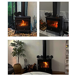 Geciliaoran Wood Stove Fan Heat Powered