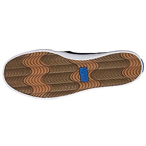 Keds Double Decker Slip on, Sneaker Womens, Black Canvas, 8 Medium