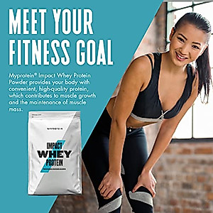 Myprotein® Impact Whey Protein Powder, Strawberry Cream, 5.5 Lb (100 Servings)
