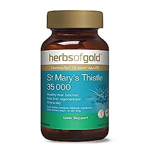 Herbs of Gold St Mary's Thistle 35000 60Tablets
