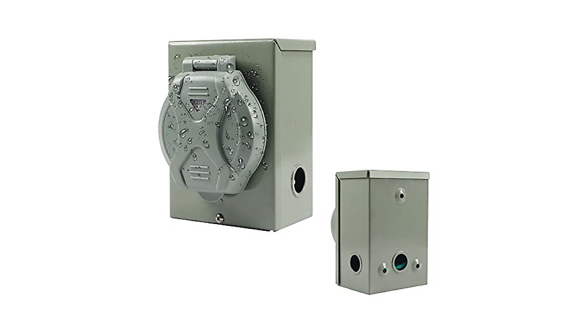 ACKING 50A Generator Power Inlet Box - Weatherproof & Safe