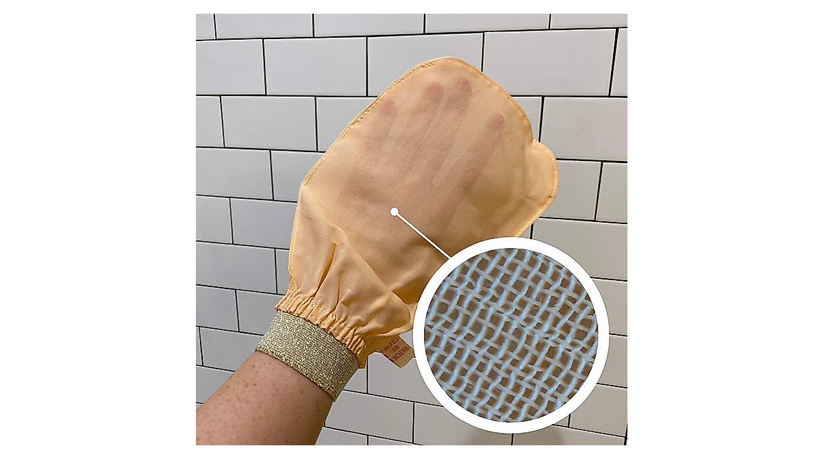 Watch Me Glow Turkish Silk Exfoliating Glove for Soft Skin