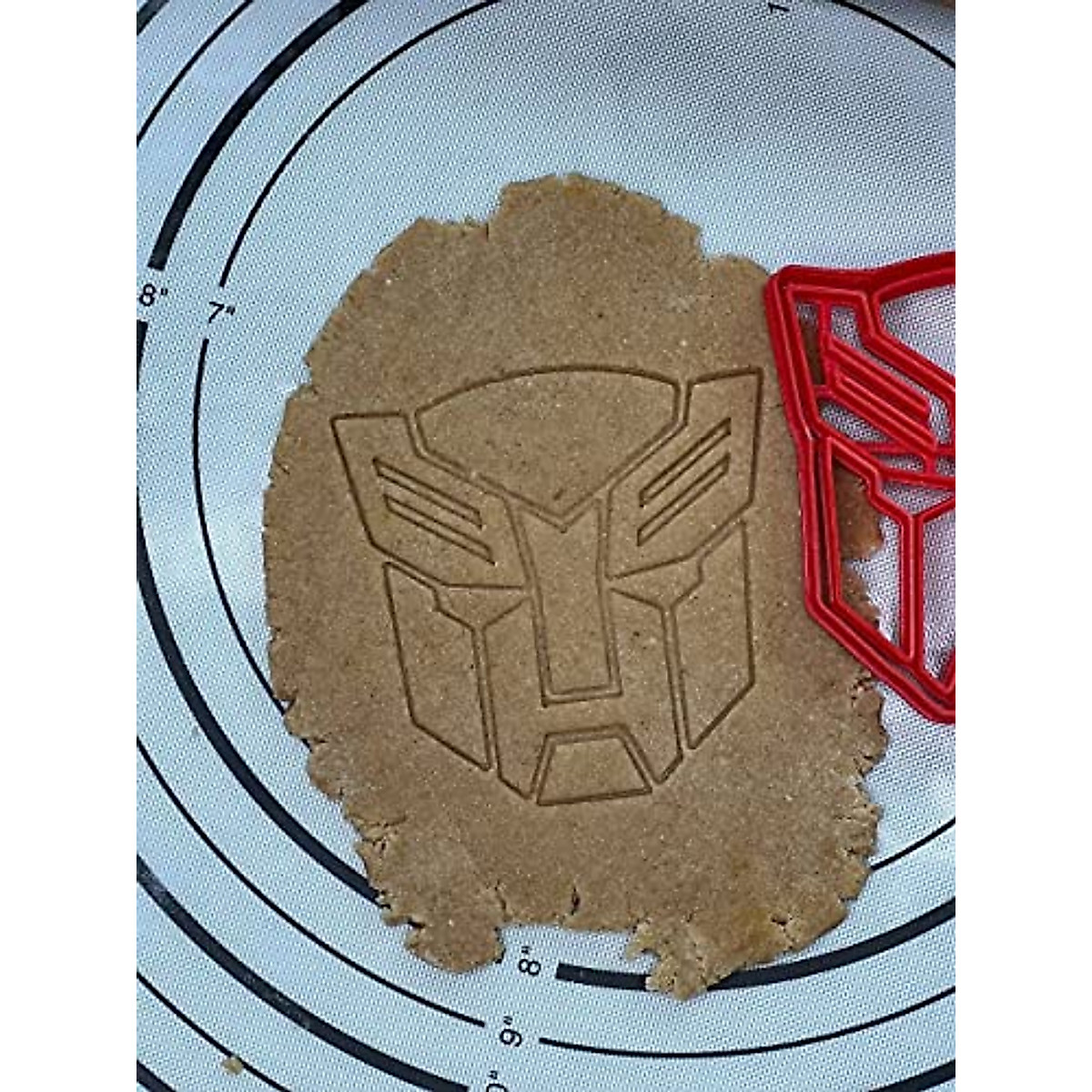 Set of 2 Autobots Decepticons Logo Cookie Cutters & Molds 3.5” inches Produced by 3D Kitchen Art