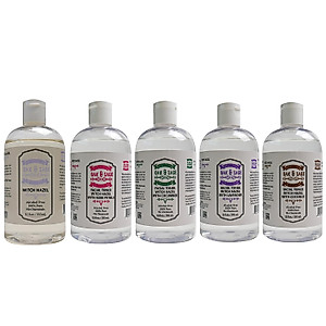 Oak & Sage Homeopathic Facial Toner Witch Hazel Unscented - 12oz Astringent, 100% Pure, No Alcohol, No Additives