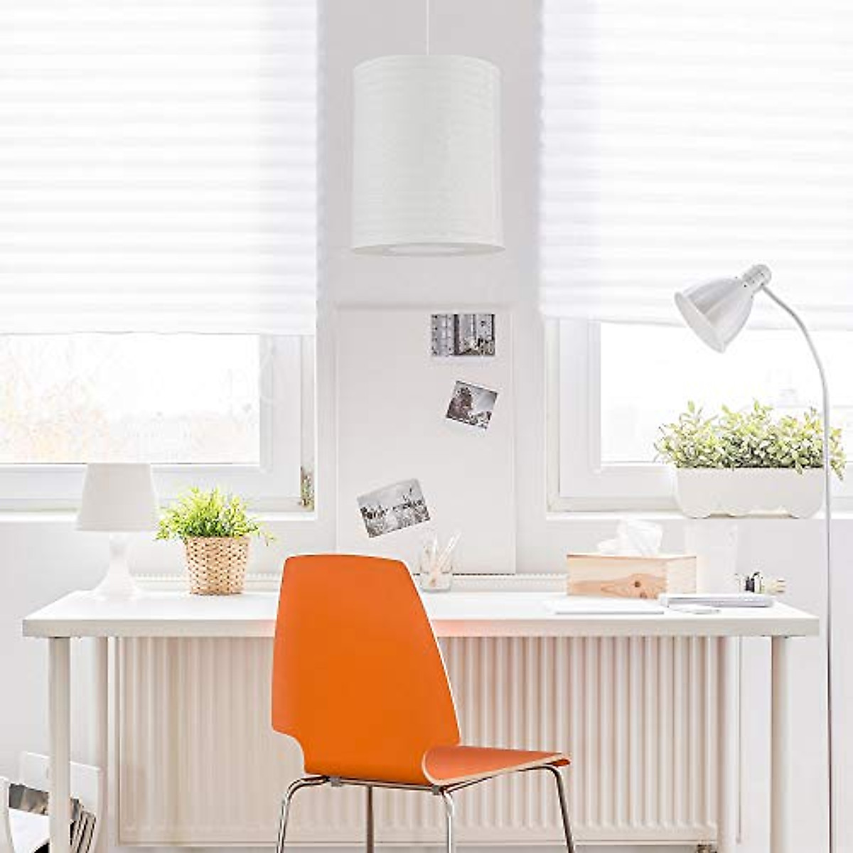 Globe Electric 60764 Novogratz x Globe Pendant, White Lantern