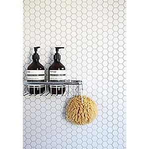 White 2" Hexagon Porcelain Mosaic Floor and Wall Backsplash Kitchen Bath