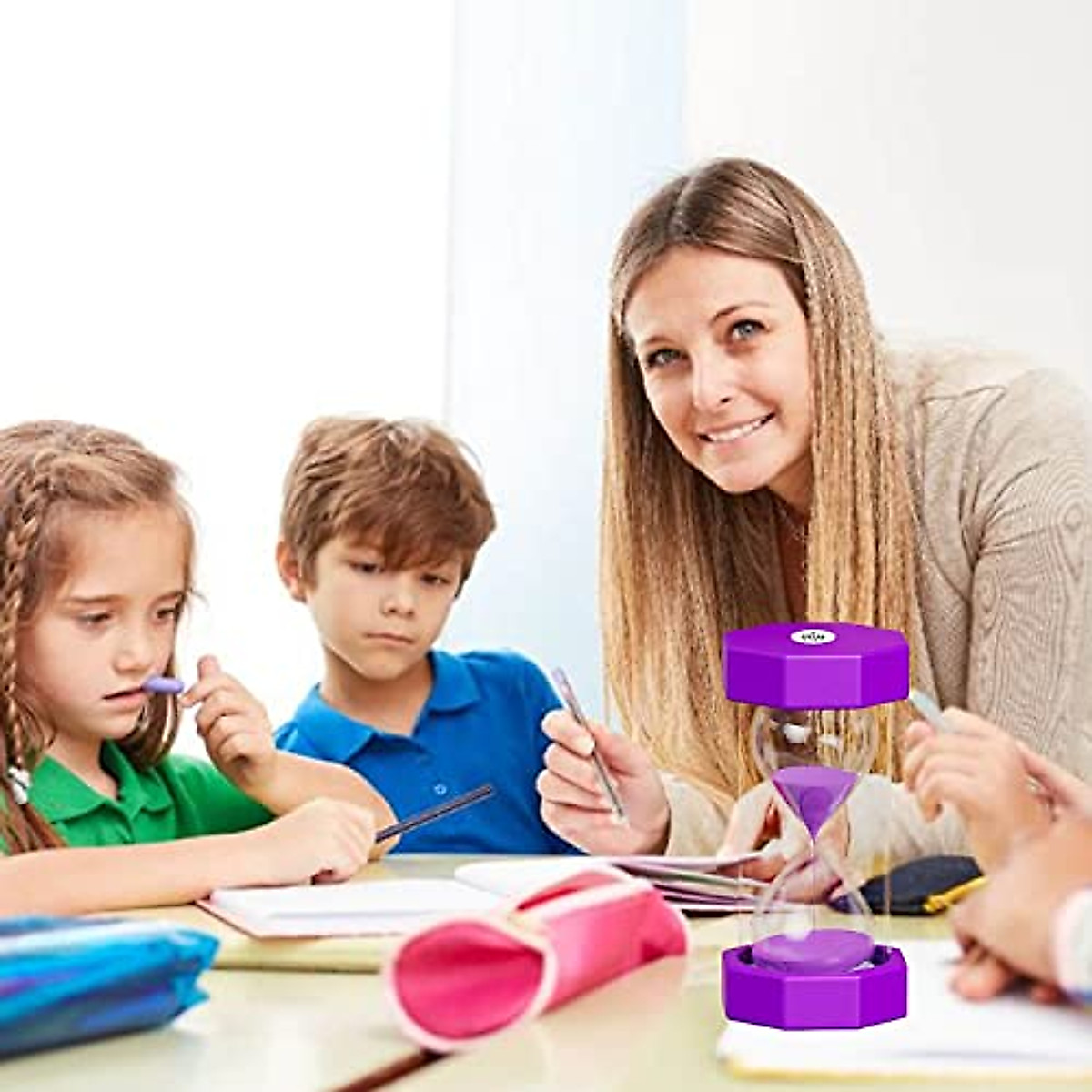 YLTIMER 2 Minute Sand Timer - Colorful & Unbreakable