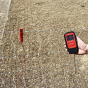 FenceMate Digital Volt Meter for Electric Fence, Range up to 19,900 V (19.9 kV), Fence Voltage Tester with Large LCD Display, Automatic On/Off, Grounding & 9V Battery Included
