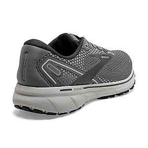 Brooks Men's Ghost 14 Neutral Running Shoe - Grey/Alloy/Oyster - 9 Medium
