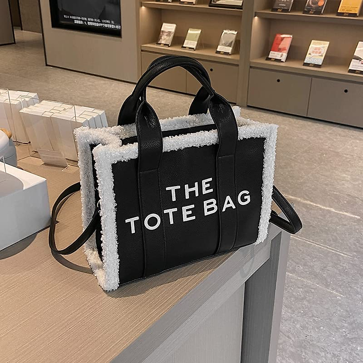 UMRFNO The Tote Bags for Women PU Leather Travel Tote Handle Crossbody Tote Bag Handbag Hobo Bag for Travel Work School Office